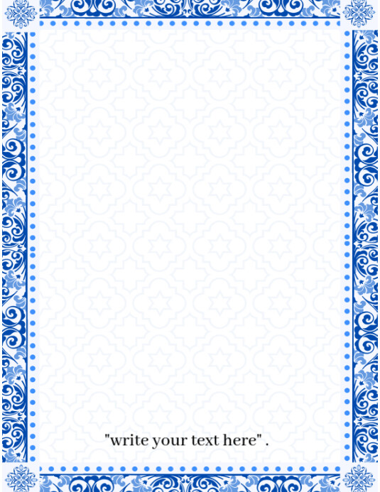 White Pastel White Assignment And Letter Writing Page's Flyer (us ...