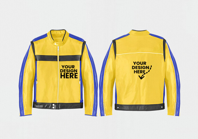 Copy of White Pastel Yellow Jacket Wear Mockup A5 | PosterMyWall