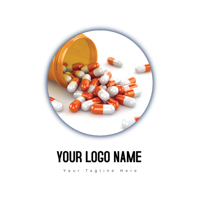 White Penicillin Antibiotics Pharmaceutical Drug Dentistry Tablet Logo ...