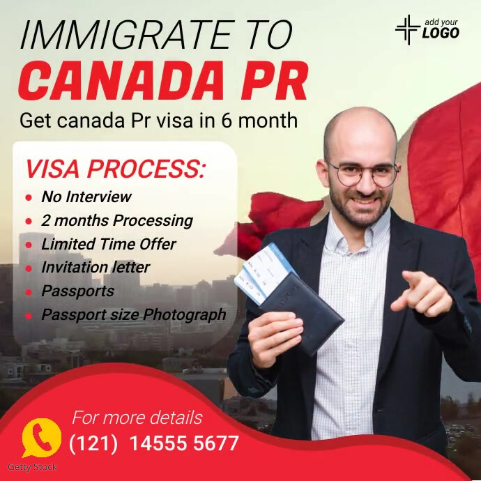 Copy of White Pr Visa Consultants Post Instagram Pos | PosterMyWall