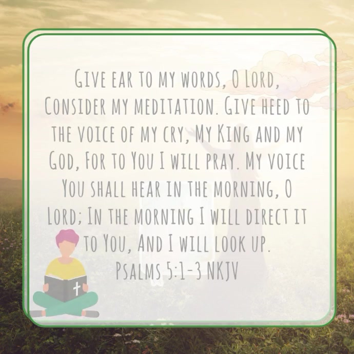 White Prayer and Meditation Instagram Post Video Template | PosterMyWall