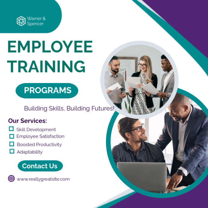 Copy of White Profesional Employee Training Pos Instagram | PosterMyWall