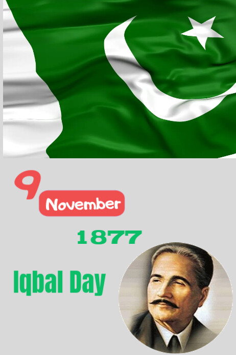 White Professional 9 November Poster Template | PosterMyWall