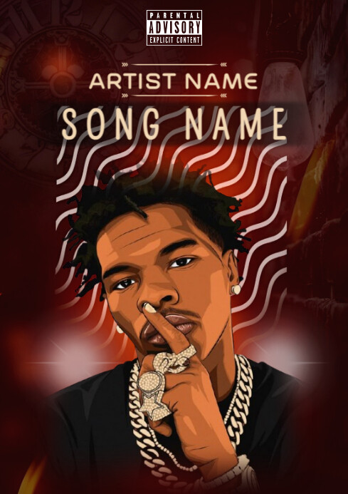 White Professional Album Cover A4 Template | PosterMyWall