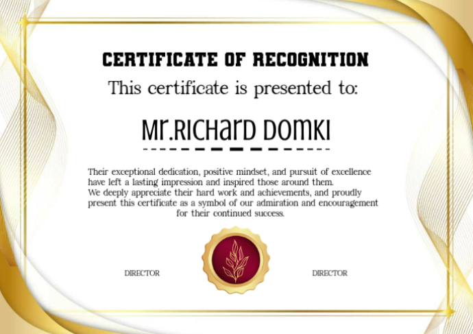 White Professional Appreciation Certificate Design Templates A2 ...