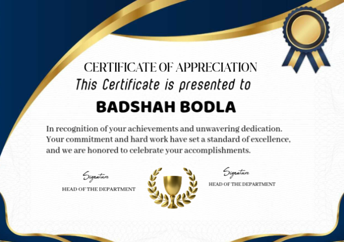 White Professional Appreciation Certificate Design Templates A2 ...