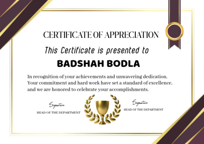 White Professional Appreciation Certificate Design Templates A2 ...