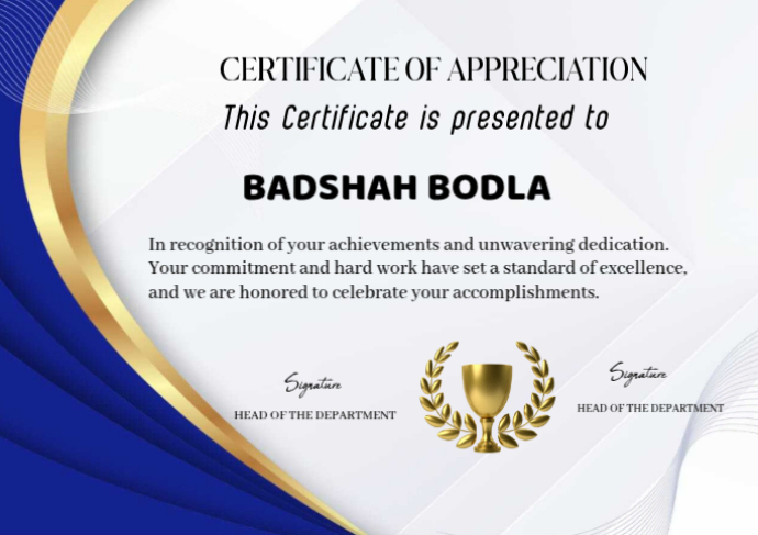 White Professional Appreciation Certificate Design Templates A2 ...