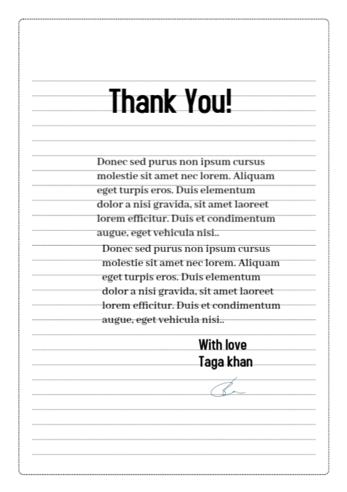 White Professional Assignment And Letter Writing Flyers A4 Template ...