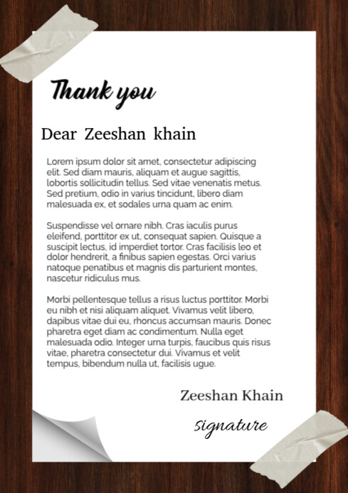 Copy of White Professional Assignment And Letter Writing Flyers A4 ...