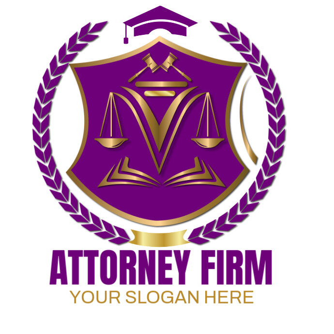 Copy of White Professional Attorney Logo | PosterMyWall