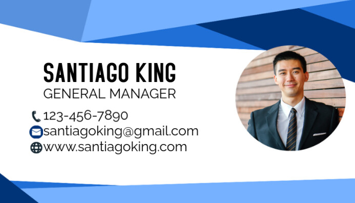 White Professional B Business Card Template | PosterMyWall