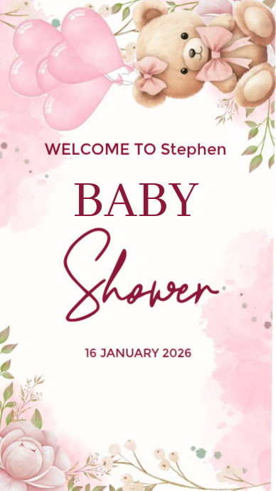 Plantilla de White Professional Baby Shower Invitation Instagram Story ...