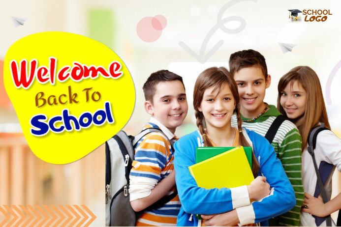 White Professional Back To School Poster Template | PosterMyWall