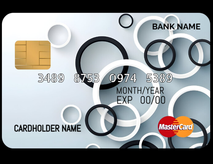 White Professional Bank Credit Debit Atm Card Flyer (us Letter ...