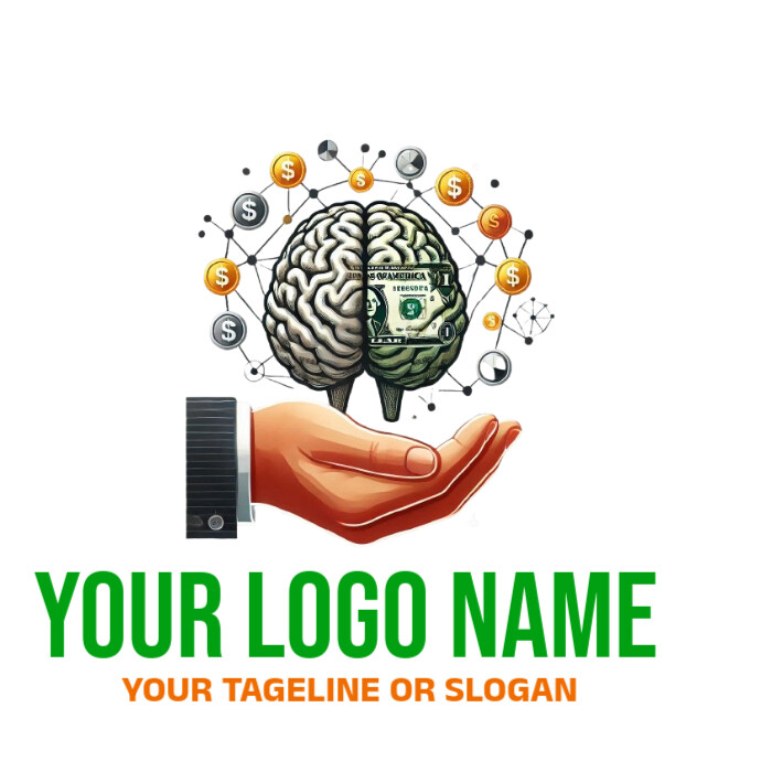 White Professional Bank Logo, Business Icon, Dollar Logo, Wealth Logo ...