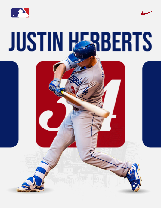 White Professional Baseball Gameday Flyer (us Letter) Template ...