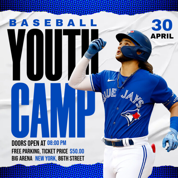 Copy of White Professional Baseball Instagram Post | PosterMyWall