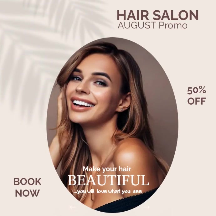 White Professional Beauty Salon Sales Instag Template | PosterMyWall