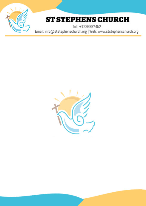 White Professional Blank Letter Head Template A4 | PosterMyWall