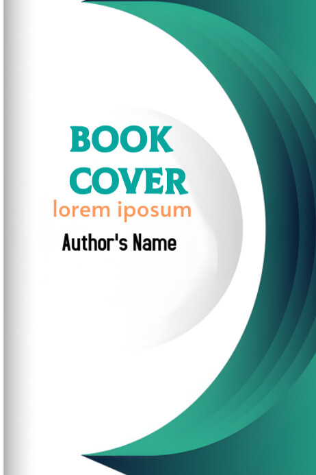 White Professional Book Cover Design Poster Template | PosterMyWall