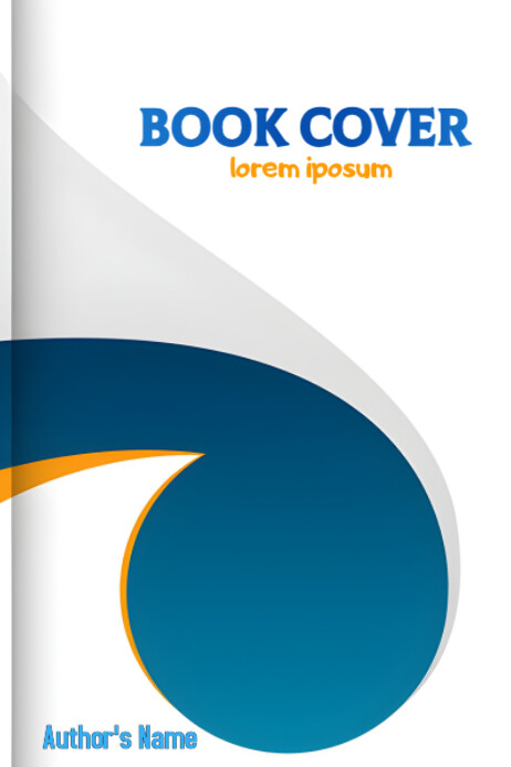 White Professional Book Cover Design Poster Template | PosterMyWall