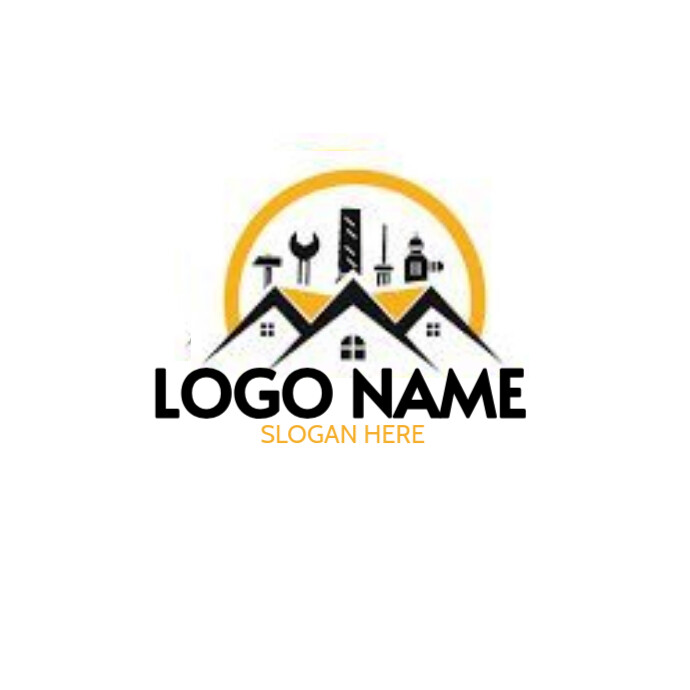 White Professional Buliding Logo Logo Template | PosterMyWall