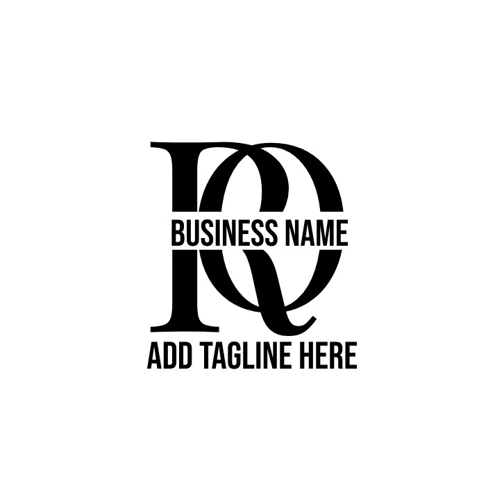 White Professional Business Logo Design Logo Modelo | PosterMyWall