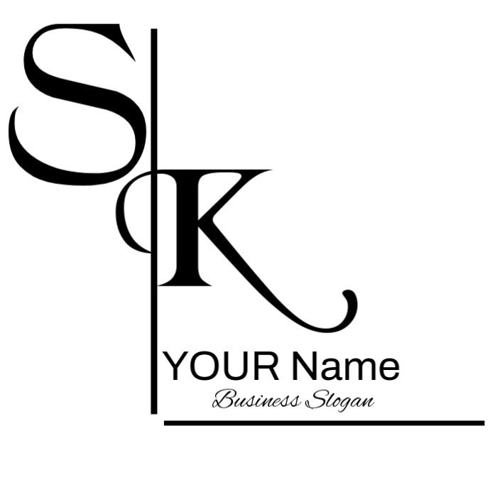 White Professional Business Logo Logo Template | PosterMyWall