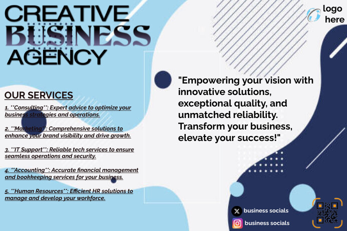 Plantilla de White Professional Business Poster | PosterMyWall