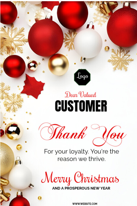 Copy of White Professional Business Thank You Card Poster | PosterMyWall