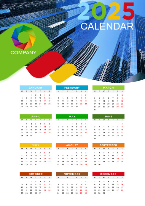 White Professional Calendar A2 Template | PosterMyWall