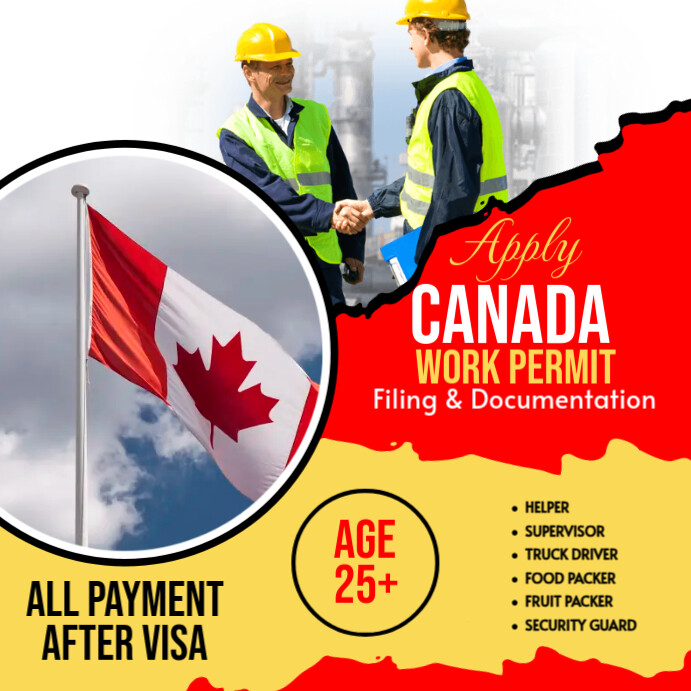 Copy of White Professional Canada Work Permit Instagram Post | PosterMyWall