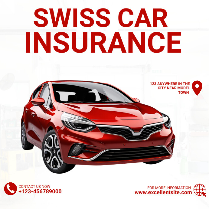 Plantilla de White Professional Car Insurance Instagram Po | PosterMyWall