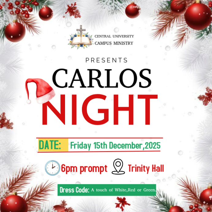Carols Night Template | PosterMyWall
