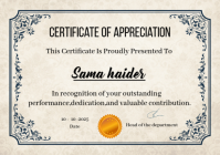 White Professional Certificate Background Design Templates A5 ...