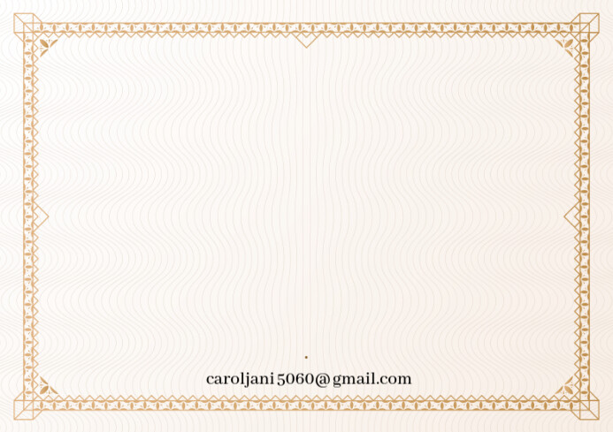 White Professional Certificate Backgrounds A4 Template | PosterMyWall