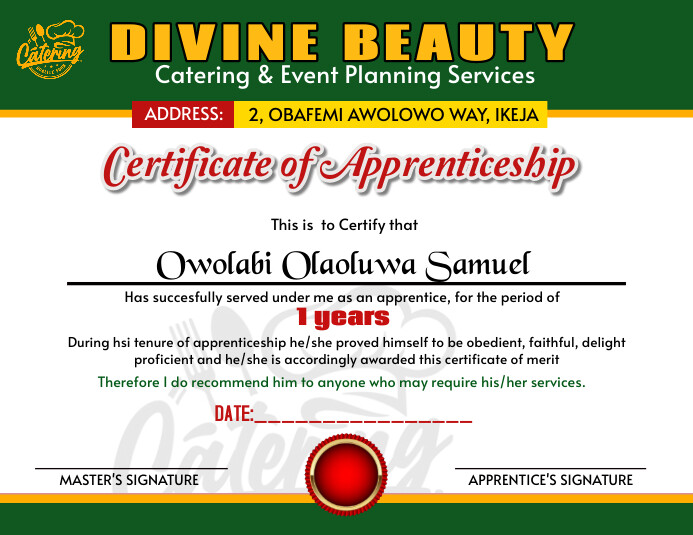 White Professional Certificate Flyer (us Lett Template | PosterMyWall