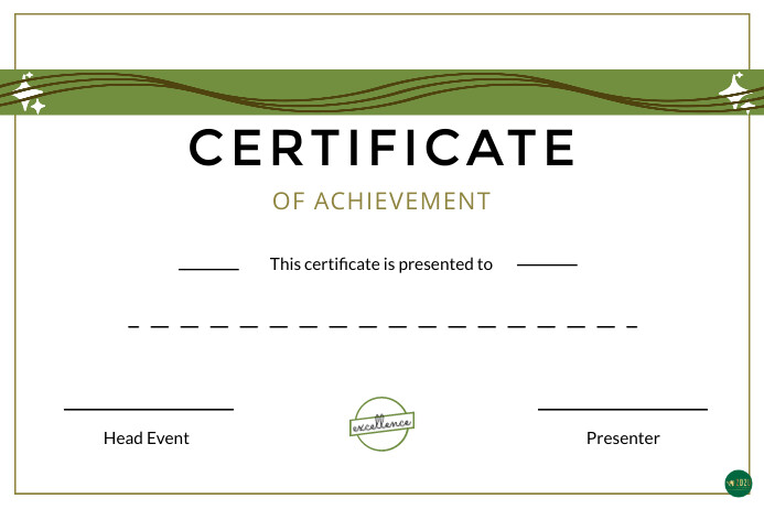 White Professional Certificate Of Achievement Template | PosterMyWall