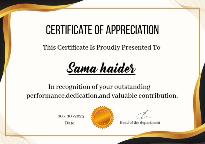 Plantilla de White Professional Certificate Of Appreciation Award ...