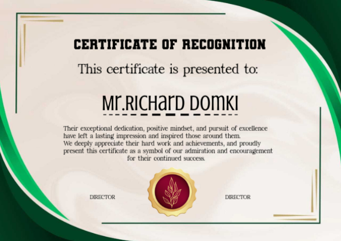 White Professional Certificate Of Recognitions A2 Template | PosterMyWall