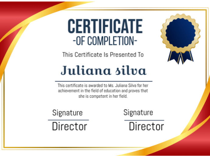 Modèle White Professional Certificate Presentation | PosterMyWall