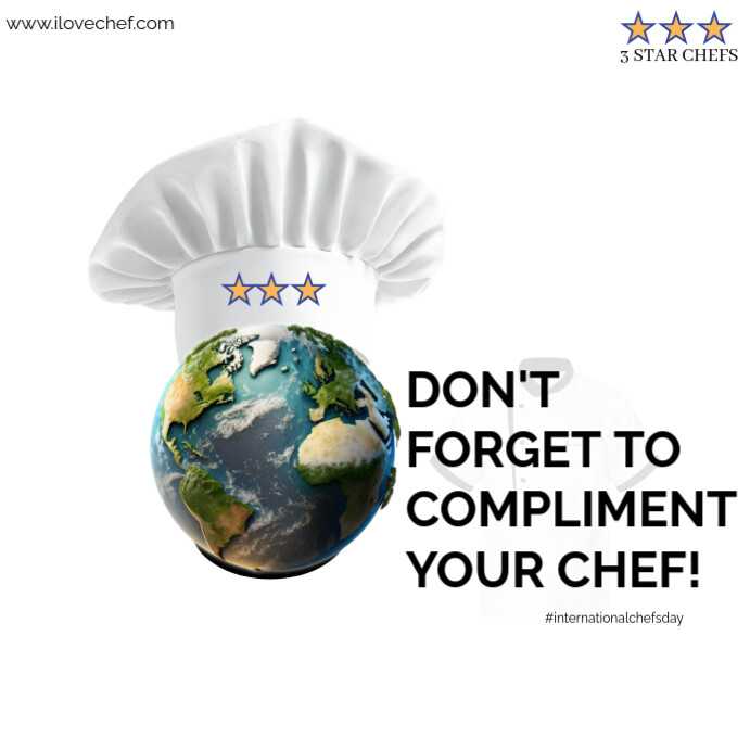 Plantilla de White Professional Chefs Day Instagram Post | PosterMyWall