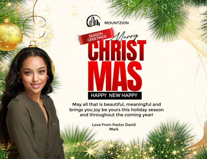 White Professional Christmas, Christmas Card, Church Christmas Season ...