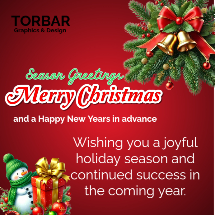 White Professional Christmas Instagram Post Template | PosterMyWall