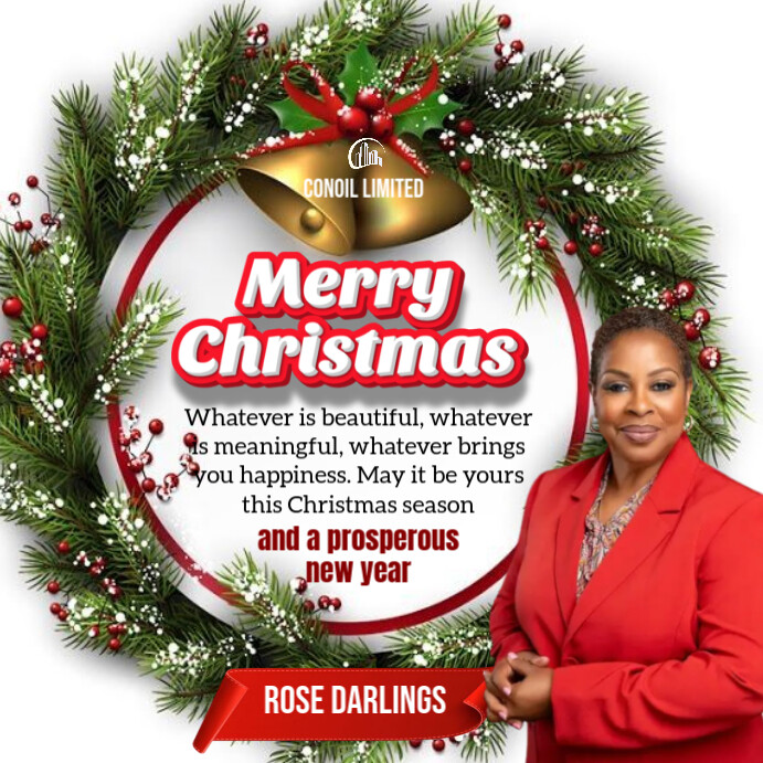 Copy of White Professional Christmas Instagram Post | PosterMyWall
