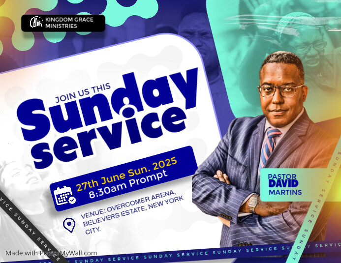 White Professional Church Design Flyer Flyer (us Letter) Template ...