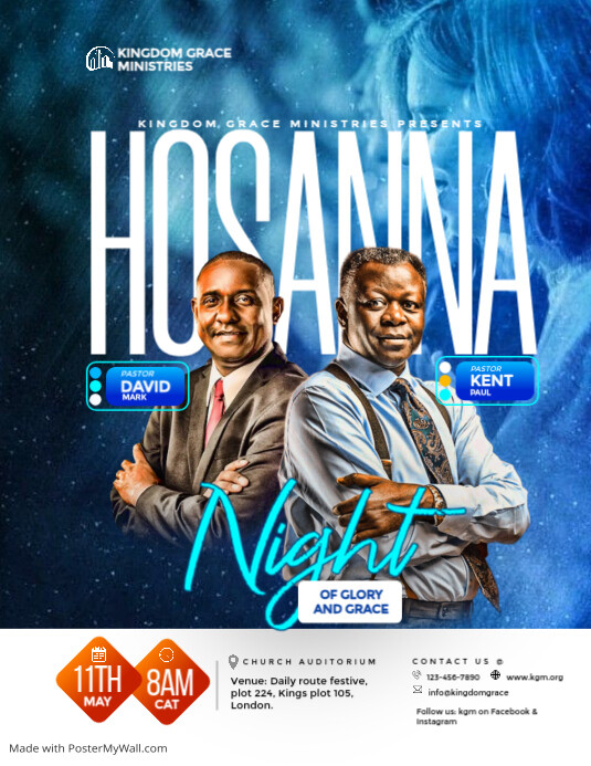 Copy of White Professional Church Design Flyer Flyer (us Letter) | PosterMyWall