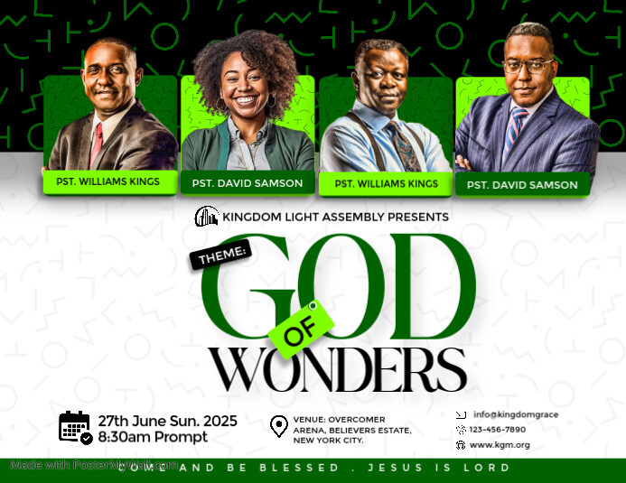 White Professional Church Design Flyer Flyer (us Letter) Template ...
