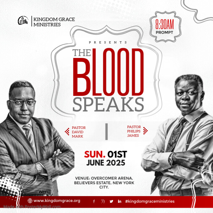Copy of White Professional Church Design Flyer Instagram Post ...